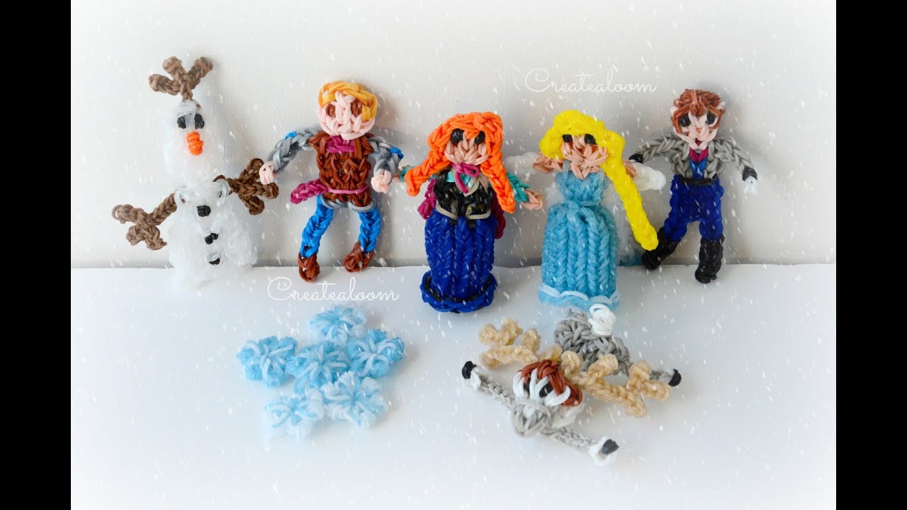 Rainbow Loom Disney Frozen Charms Collection! - YouTube
