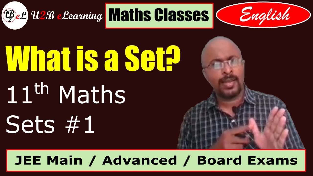 What is a Set? Common Sets and its Mathematical Notations. Class 11 ...