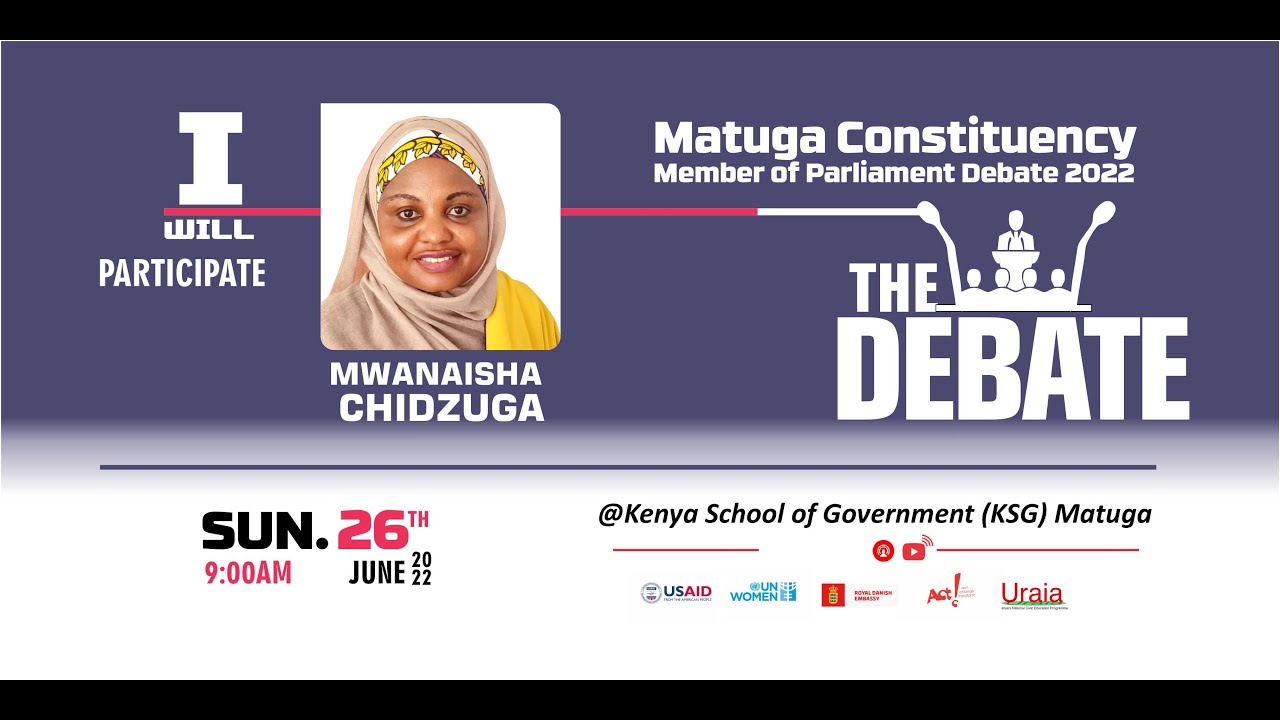 MATUGA MP DEBATE 2022 - YouTube