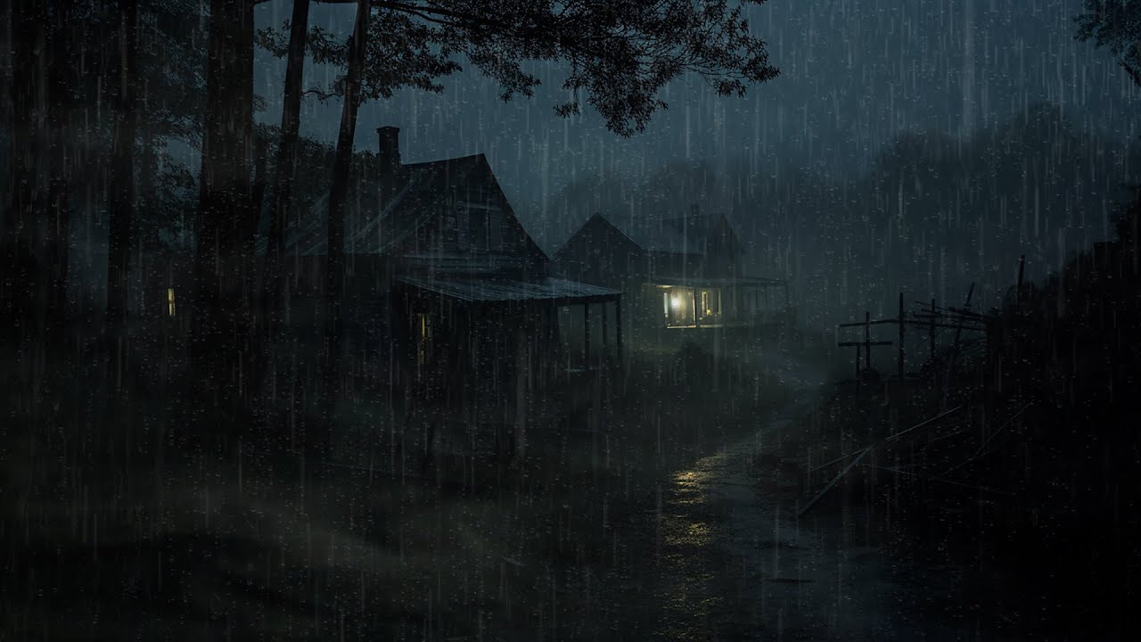 Soothing Rain In The Woods | Gentle Forest Rainfall | Healing Rain In ...