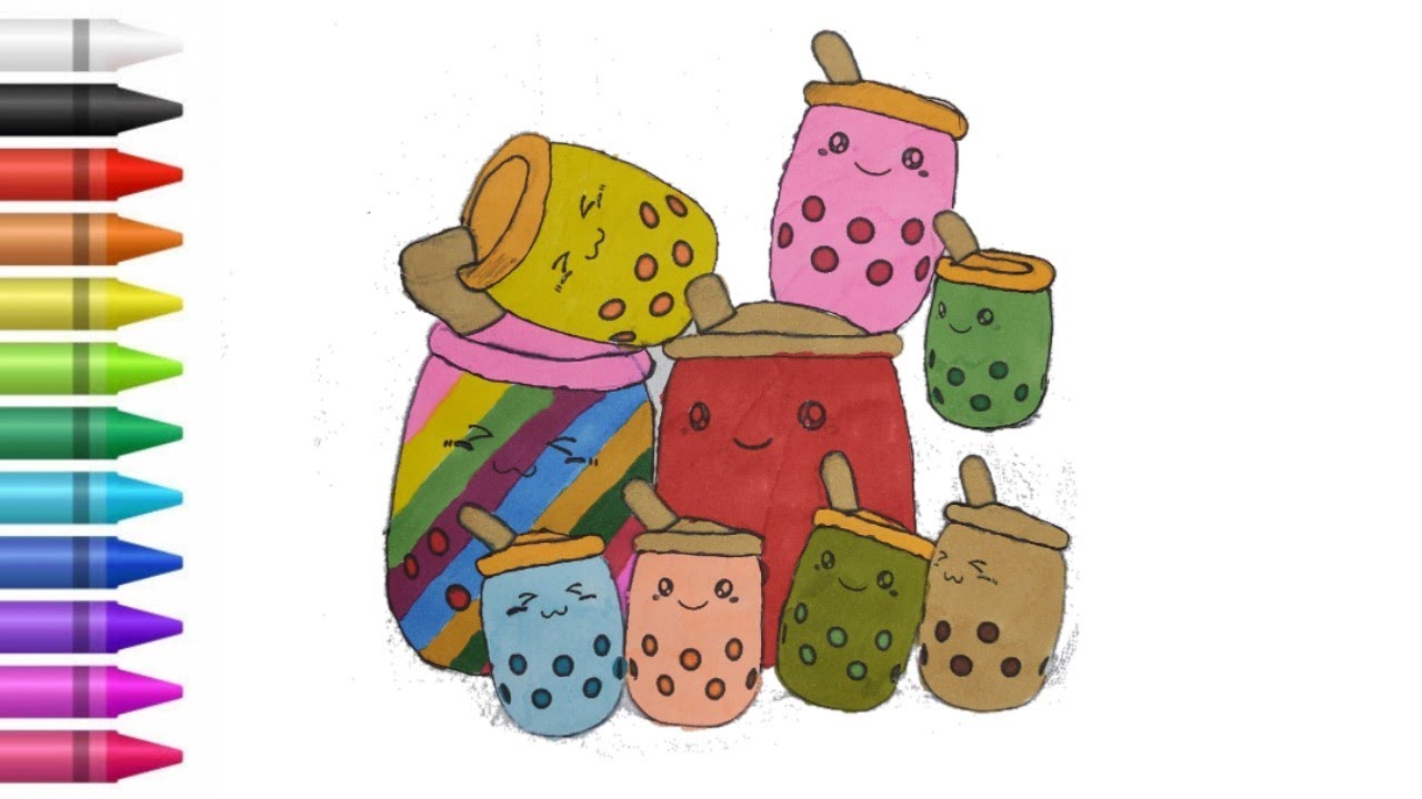 MEWARNAI BONEKA BOBA WARNA-WARNI & BOBA RAINBOW - YouTube