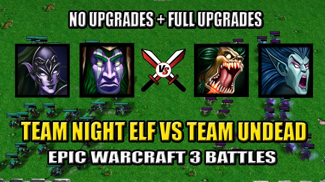 Huntress/Druid of Talon vs Ghoul/Banshee (No Upgrades + Full Upgrades ...