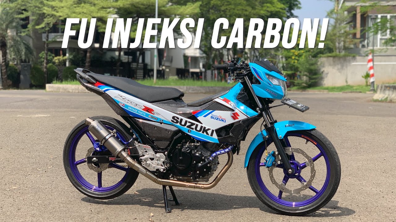 Satria FU FI/ Injeksi Full Modifikasi with Carbon Parts dan Branded! 🔥🔥 ...