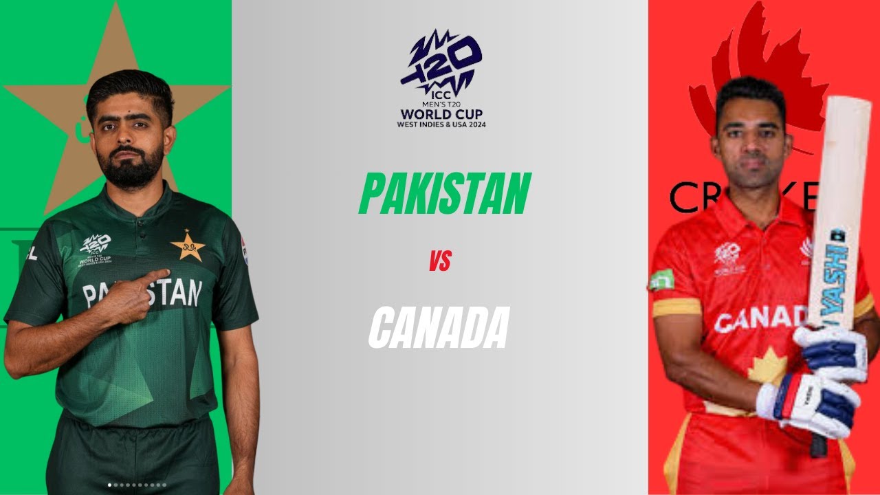 🔴Live: PAKISTAN VS CANADA T20 WC 2024 Live Cricket Match Today | PAK VS ...