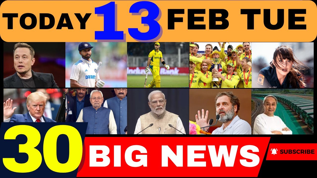 13 February 2024 Morning Big Breaking News || Morning Headlines Today ...
