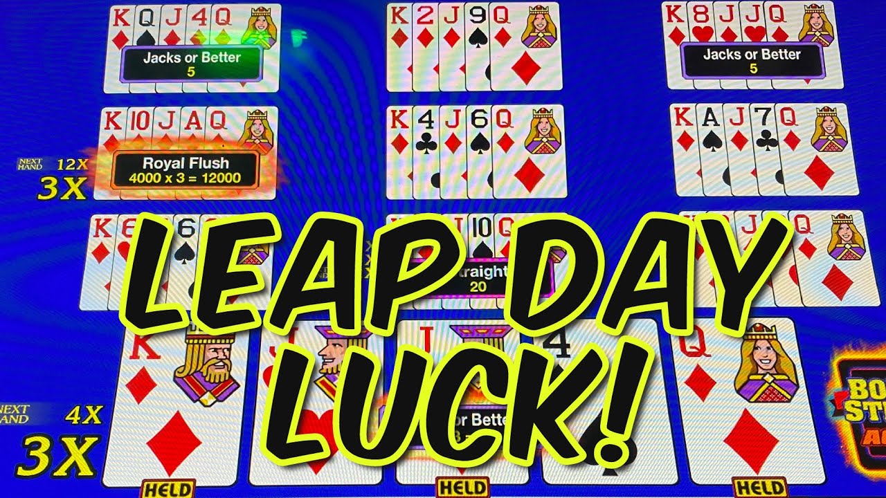 Leap Day Luck! Royal Flush Handpay, Aristocrat VIP Dragon Link Gift ...