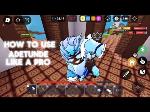How to use the Adetunde kit in roblox BedWars like a pro! + max on all ...