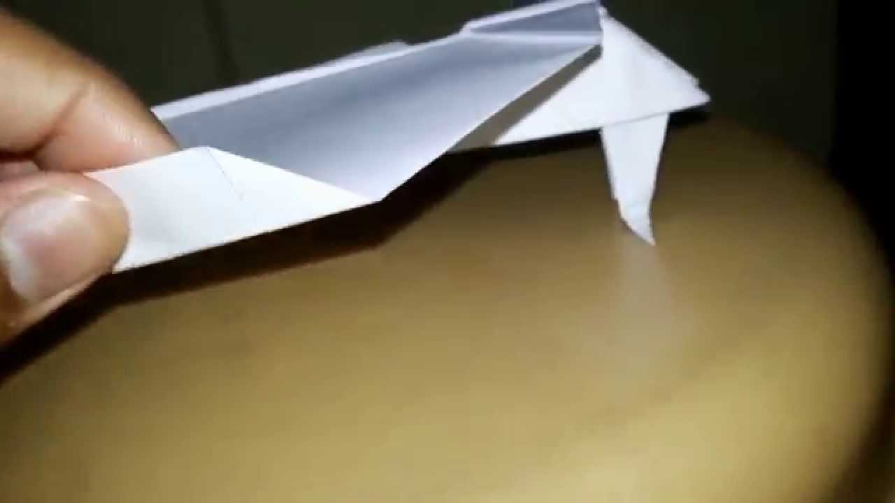 Paper Airplane with Landing Gear - YouTube