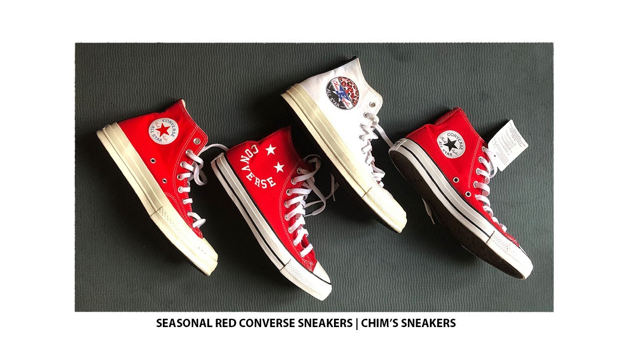 "Weird" Seasonal Converse Classic and 70s Red for Christmas | Chim's ...