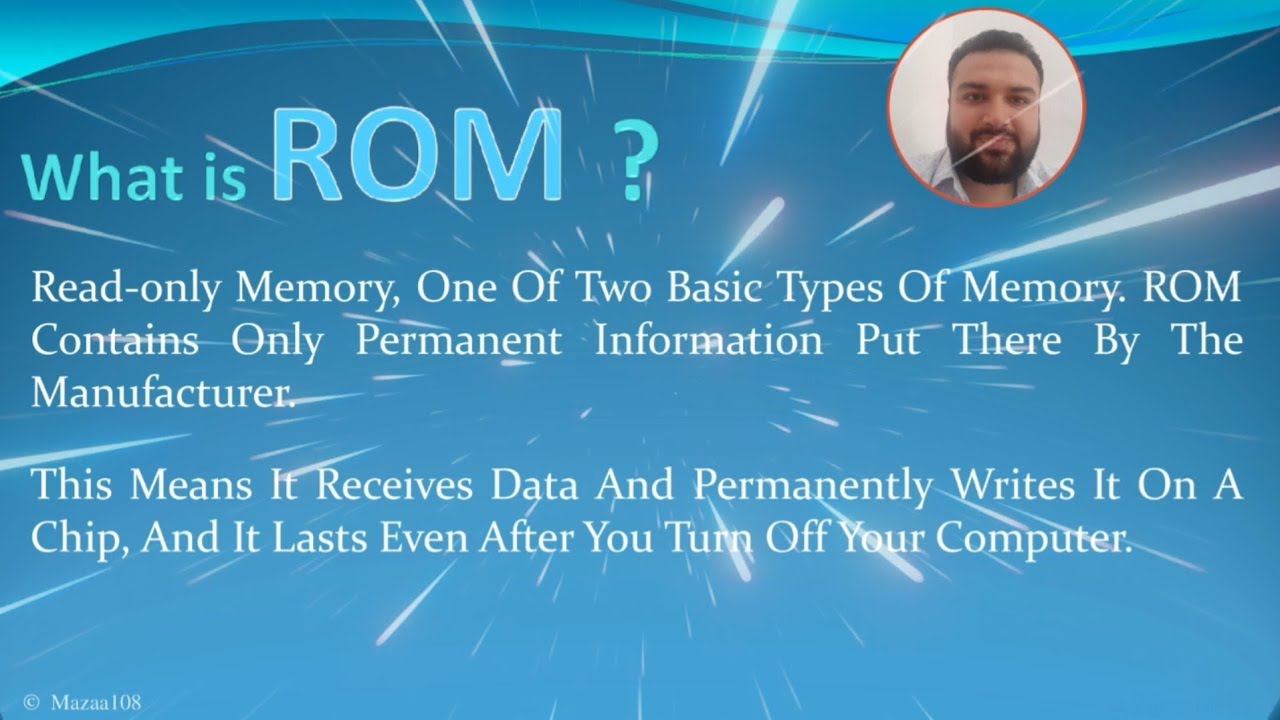 What is a ROM | ROM એટલે શું છે | ROM Explanation | ROM Word Meaning ...