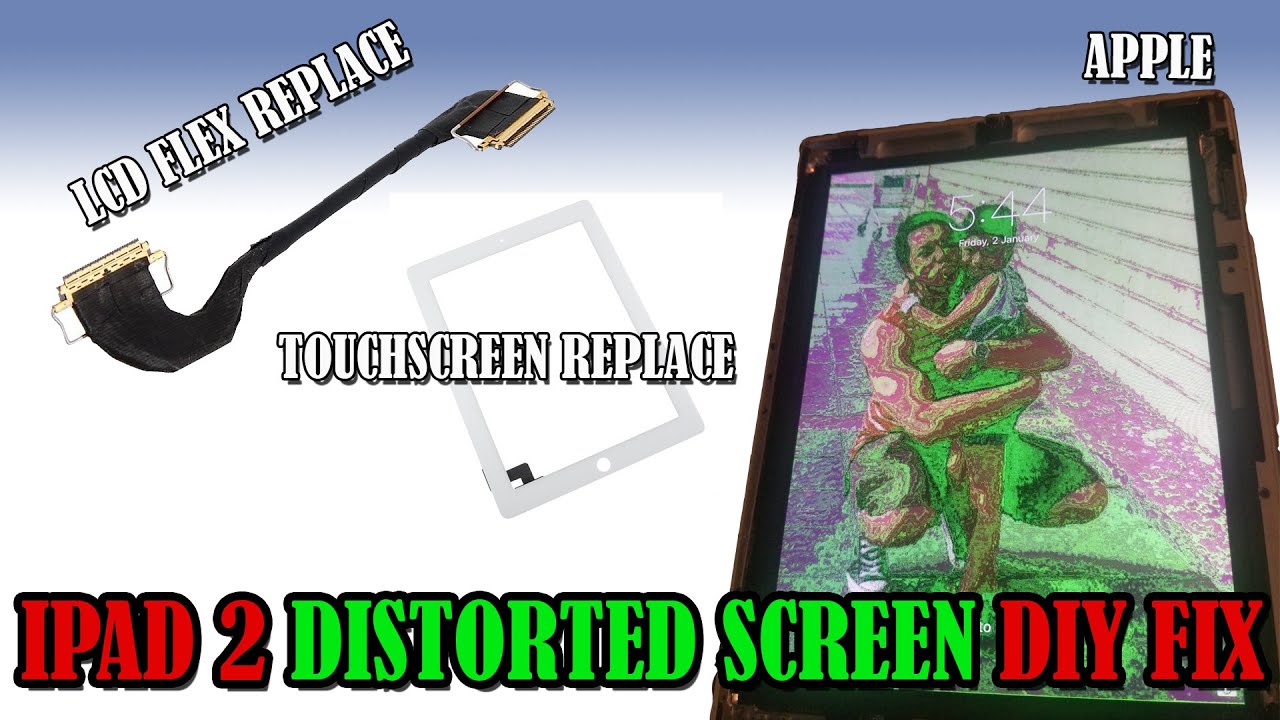 PAANO AYUSIN ANG IPAD 2 NA DISTORTED SCREEN, PALIT LCD FLEX AT ...