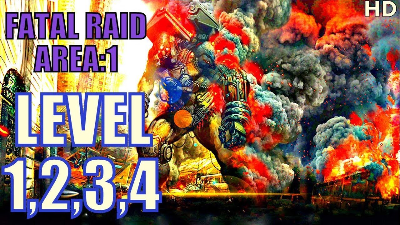 FATAL RAID gameplay/trailer,AREA 1-level 1,2,3,4/Top high graphic ...