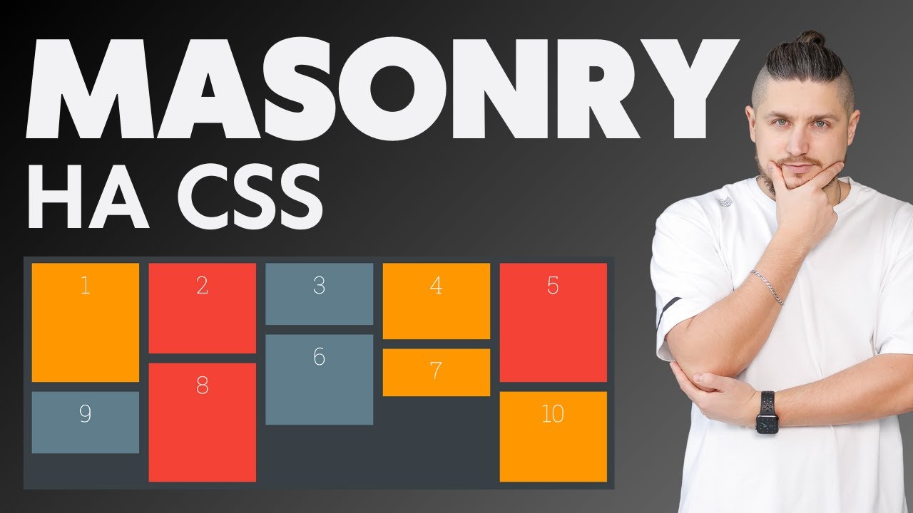 Как сделать masonry на css. Masonry - YouTube