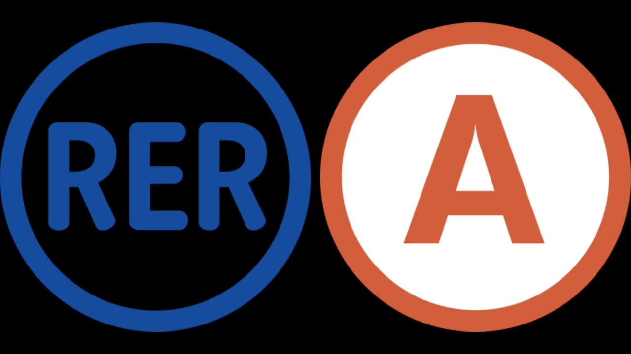 RER Line A Paris Suburban railway announcement - YouTube