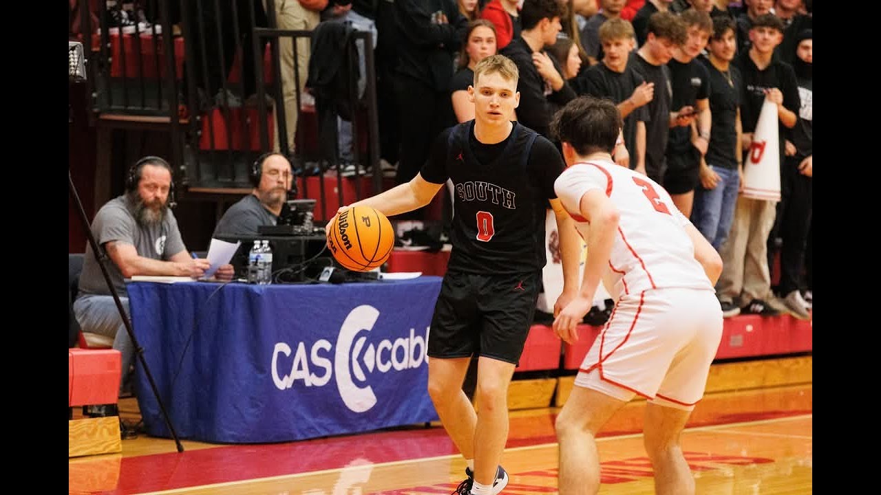 Mason Nutter was MVP of South's game at PHS - YouTube