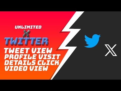 Twitter Tweet Views Bot - Unlimited Tweet View & Video View & Profile Click & Details Click
