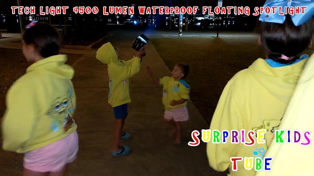 TECHLIGHT 4500 LUMEN WATERPROOF FLOATING SPOTLIGHT - YouTube