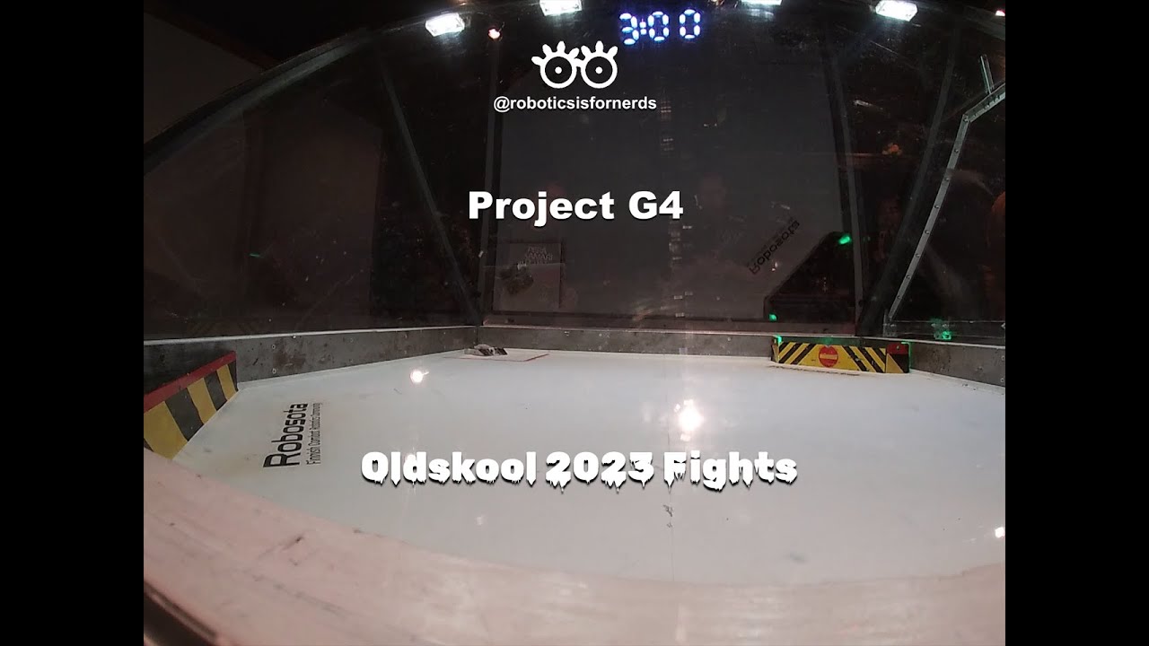 Project G4 - Oldskool 2023 Robot Combat Competition Fights - YouTube