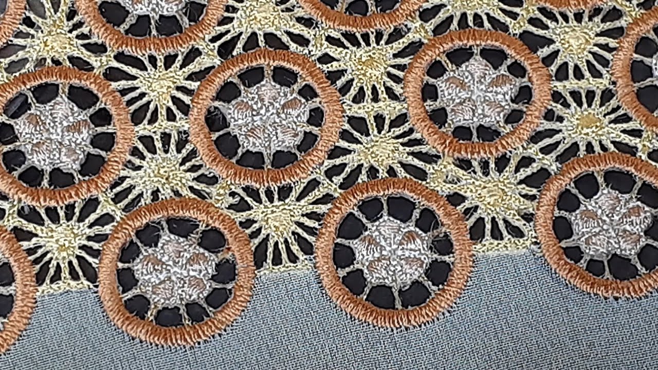 "Various types of openwork style embroidery designs" Part 9 - YouTube