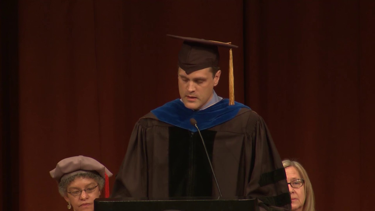 Jonathan Hanson: Remarks on behalf of the faculty - YouTube