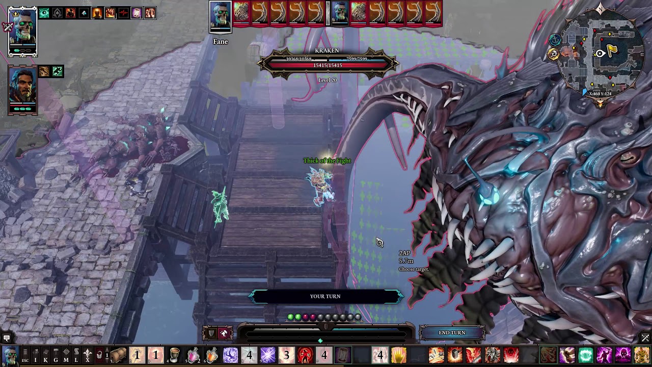 DOS2 Warrior Kraken 1 shot level 18 - YouTube