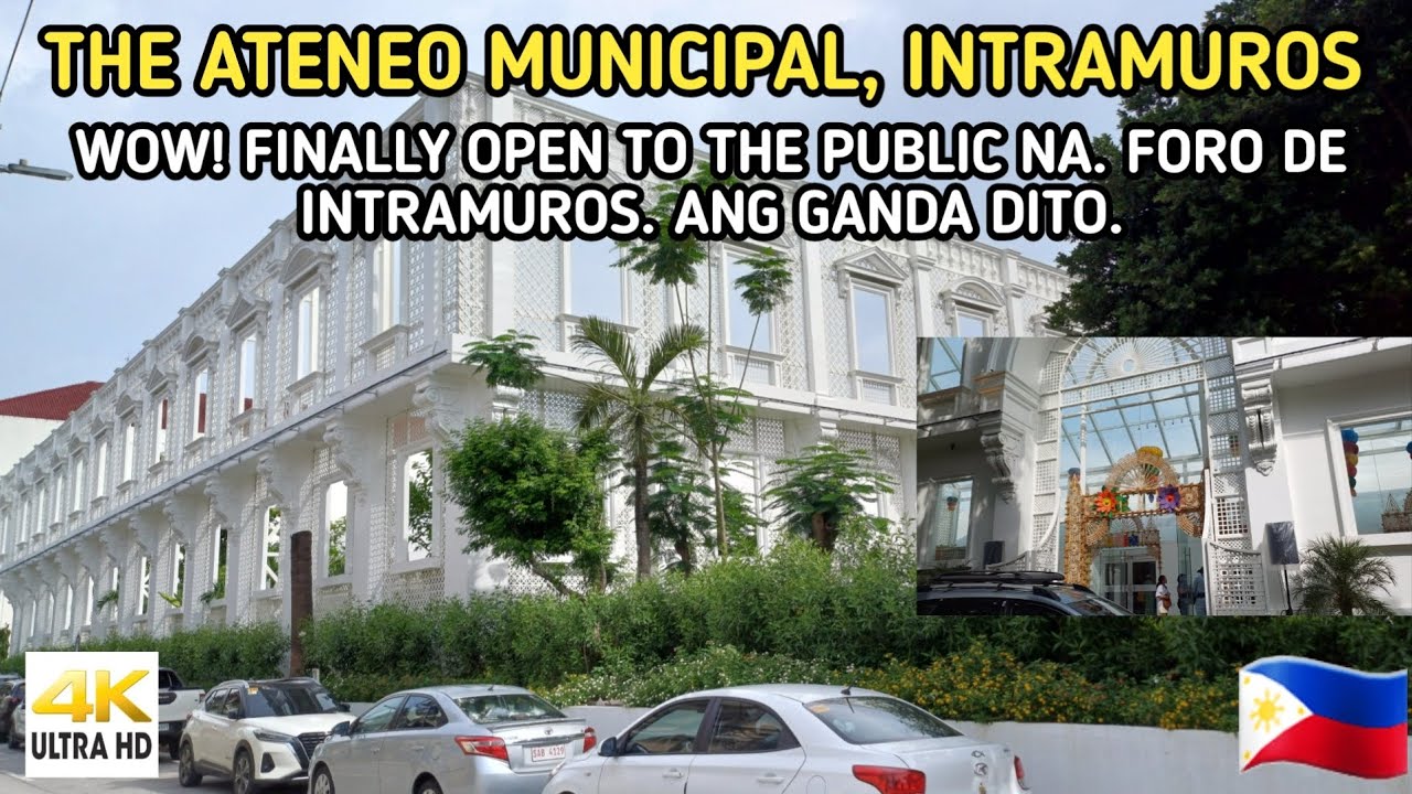 WOW! FINALLY OPEN TO THE PUBLIC NA. FORO DE INTRAMUROS. ANG GANDA DITO ...