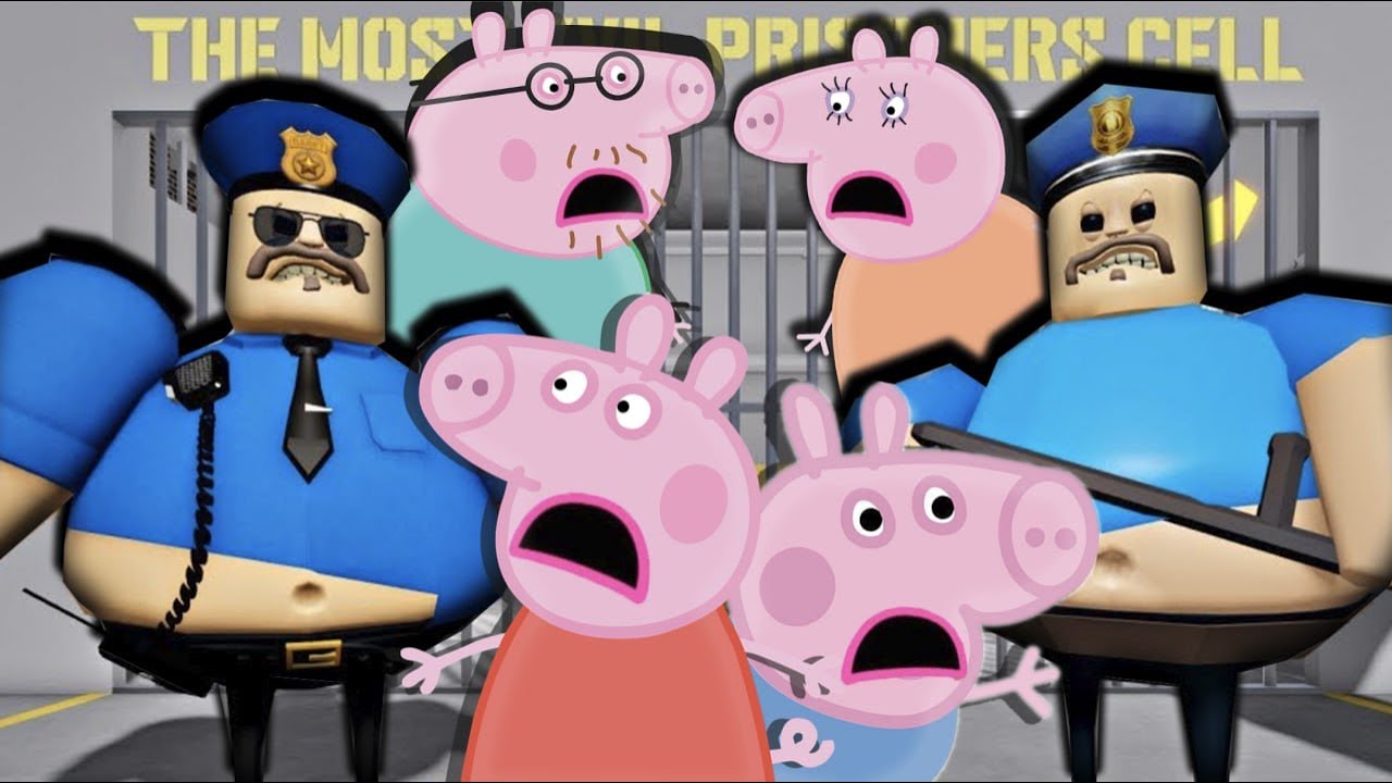 Peppa Pig Play Barry Prison Run V2 - YouTube