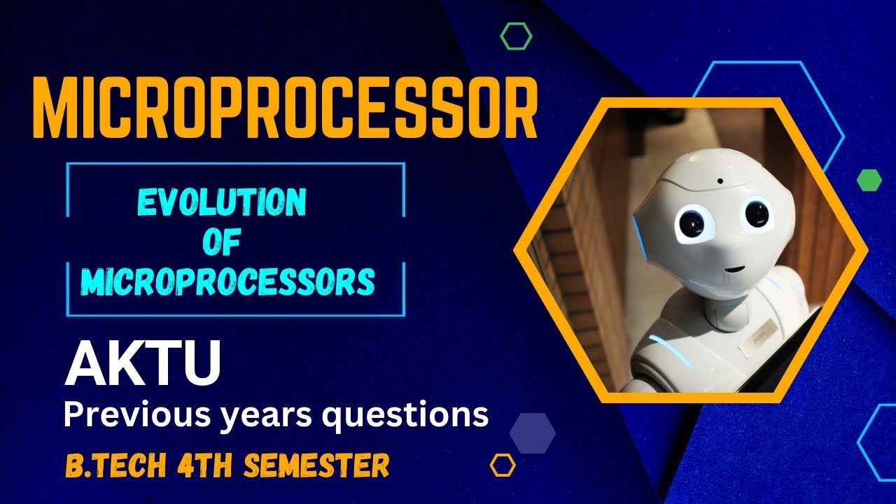 #1 Evolution of microprocessor//AKTU previous year question ...