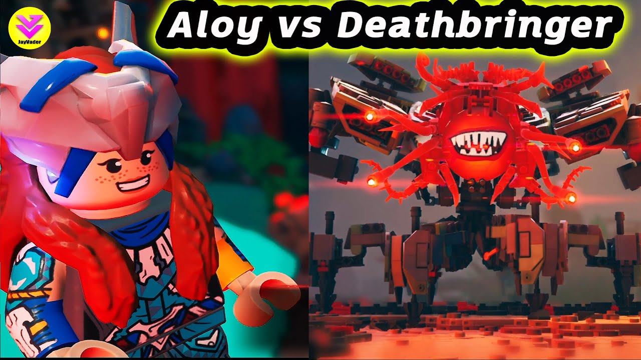Aloy vs Deathbringer Horizon Zero Dawn LEGO - YouTube