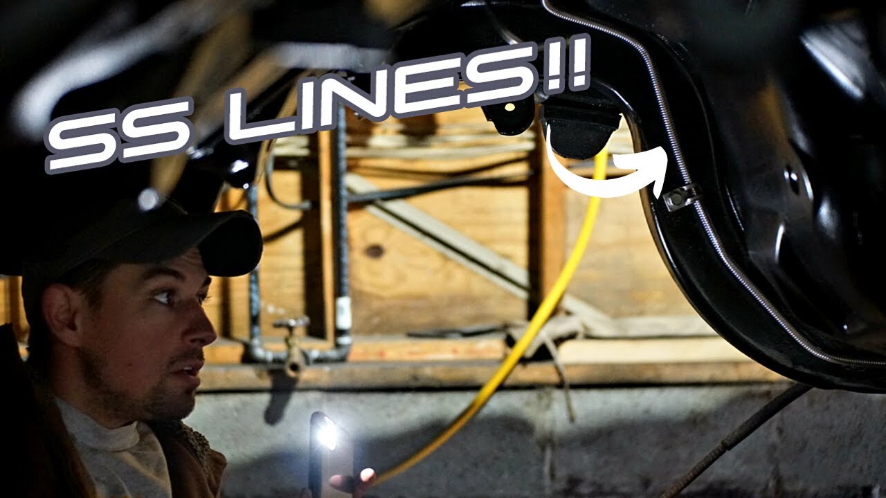 STAINLESS STEEL FUEL and BRAKE LINE INSTALL! 1973 Camaro Z28 ...