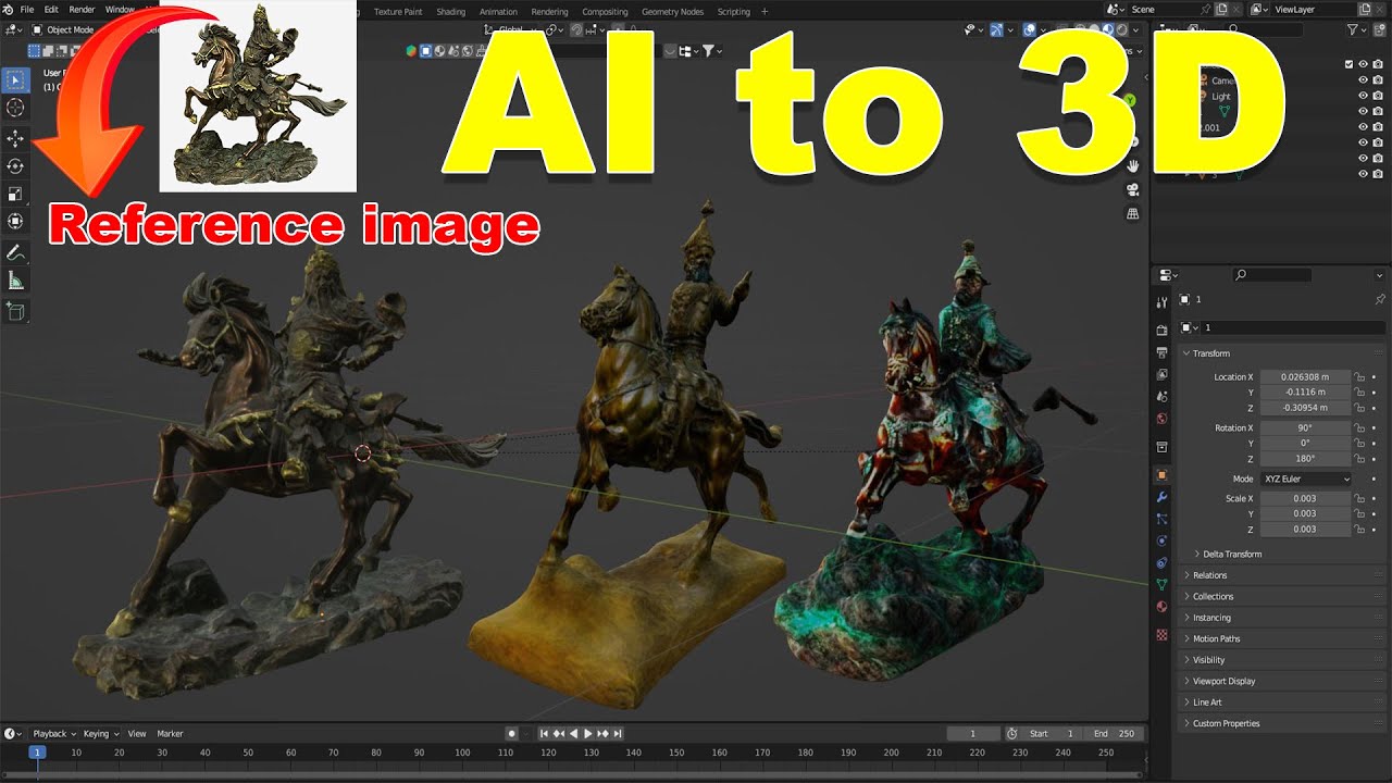 3D comparison of AI generated 3D models from a single image - Case ...