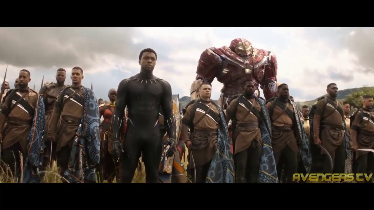 Thor's entry in wakanda/Battle in wakanda - YouTube