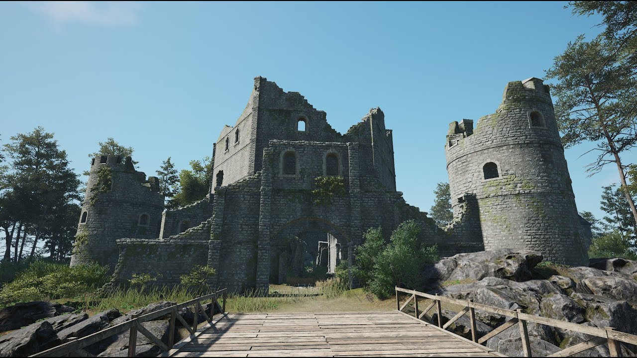 This run -down castle is beautiful... - SCUM 1.0 (Single Player ...