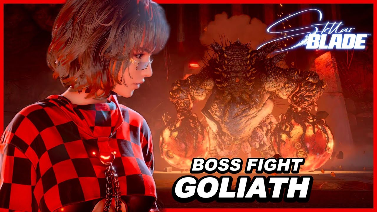 Stellar Blade - Goliath Boss Fight | 4K HDR - YouTube