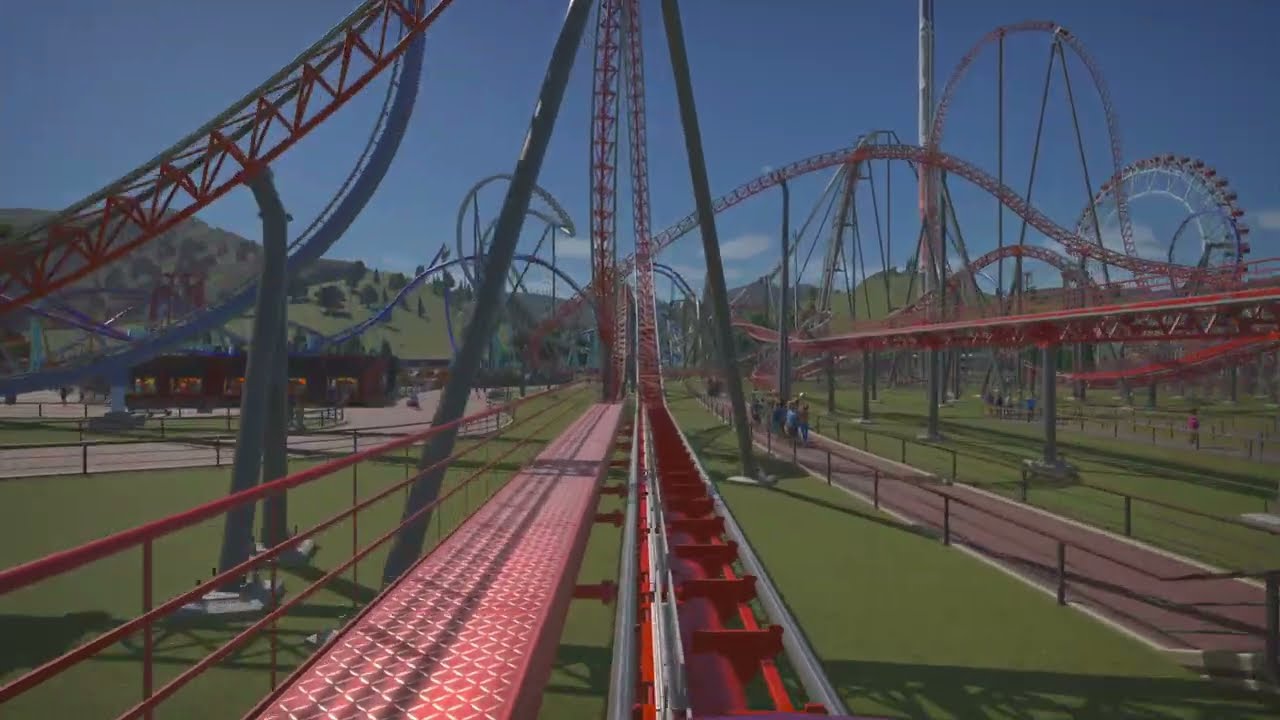 "Behemoth" Custom Mack Triple Launch Coaster(Planet Coaster:Console ...