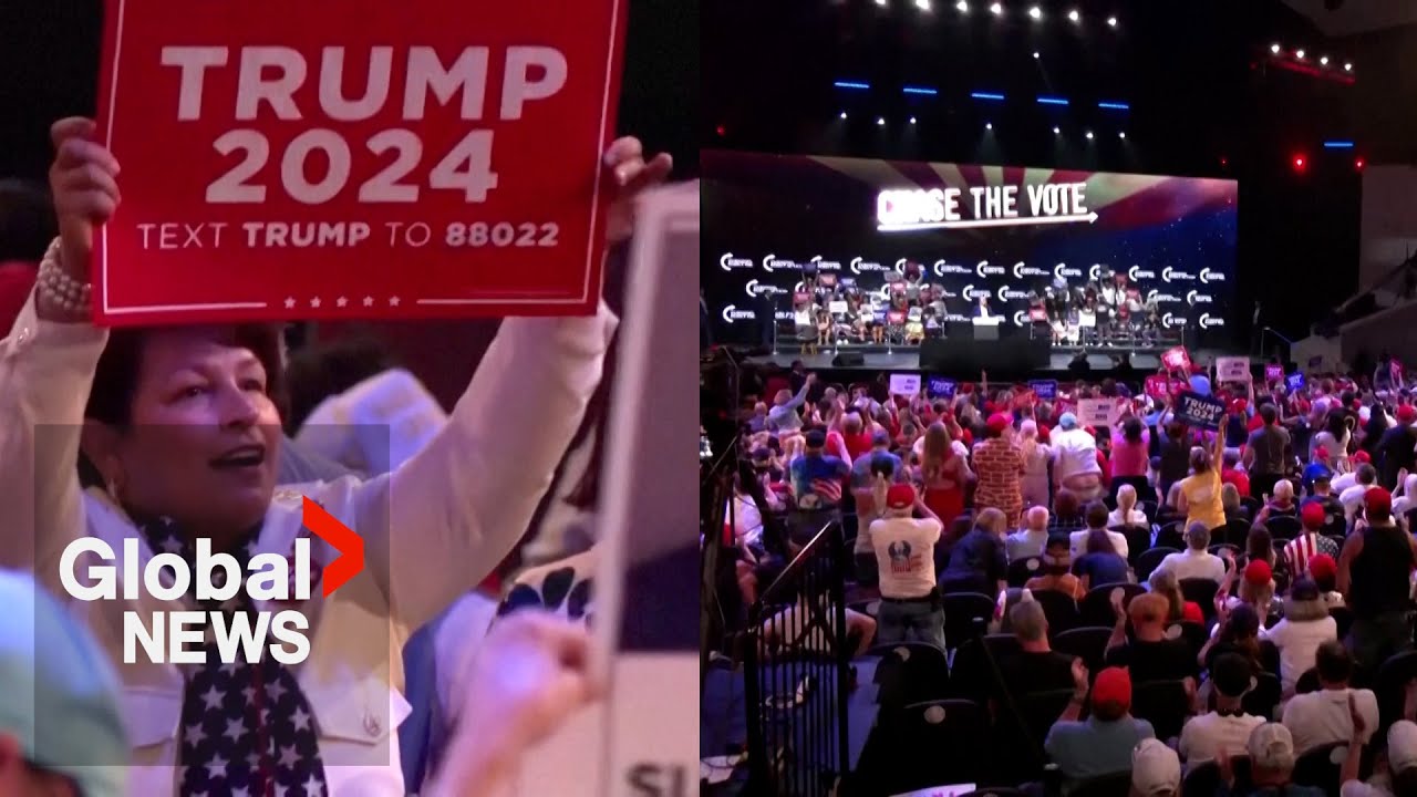 “Vote for Trump!” Supporters rally across US in 1st campaign event ...
