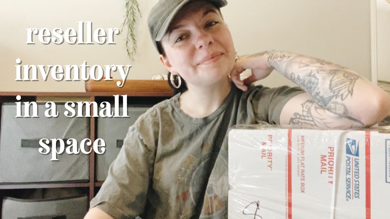 SETTING UP RESELLER INVENTORY IN A SMALL SPACE AND DECORATE WITH ME ...