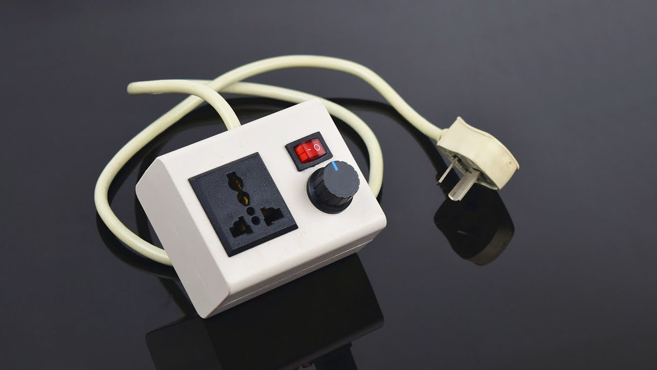 How to make 2000W AC Variable Voltage Power outlet Light Dimmer - YouTube