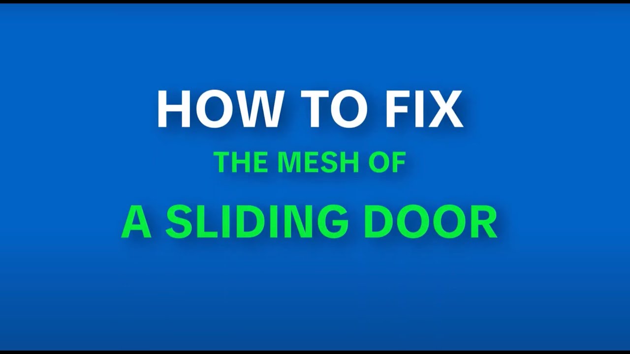 DIy: How to Fix A Stuck Sliding Door | Kaminskiy Care and Repair - YouTube