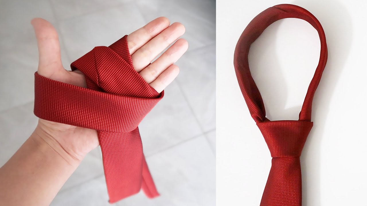 How to Tie a Tie in 5 seconds? Quick and Easy Tie Knot Tutorial | Men Fashion Tips - YouTube