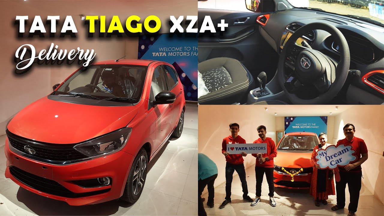 Tata Tiago XZA Plus AMT | Taking Delivery | October, 2021 Edition - YouTube