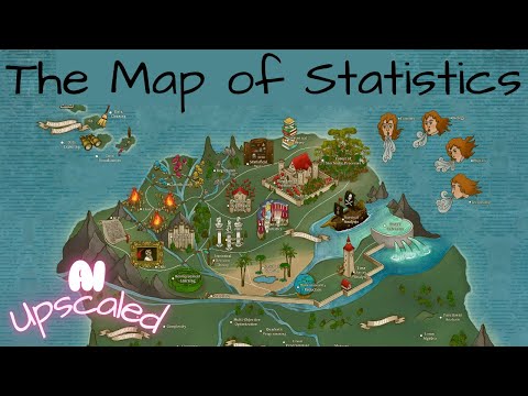 The Map of Statistics (all of Statistics in 15 mins!) - Upscaled using AI