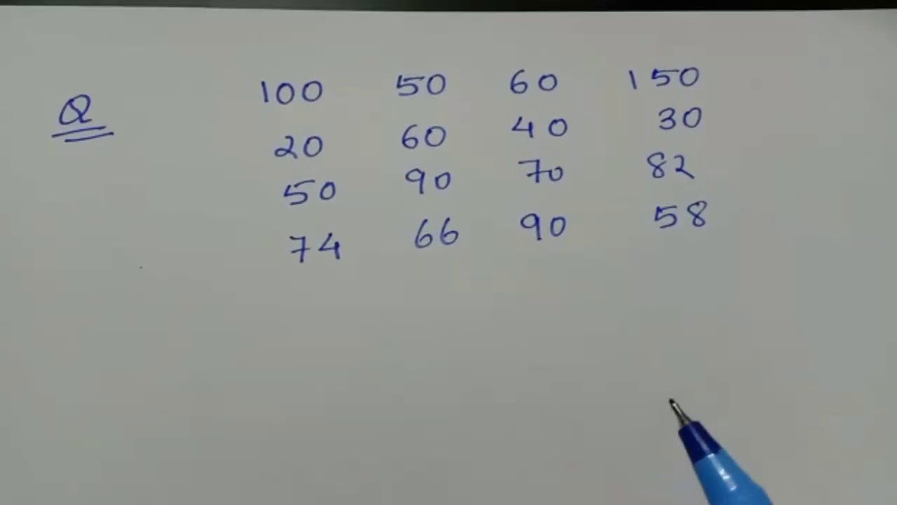 Problem on haar wavelet transform(matrix) - YouTube