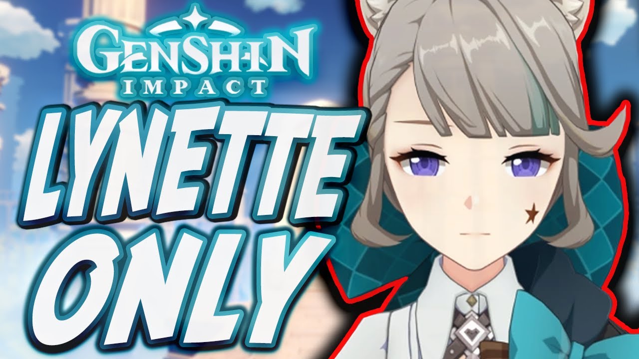 Can You Beat Genshin Impact Only Using Lynette??!! - YouTube