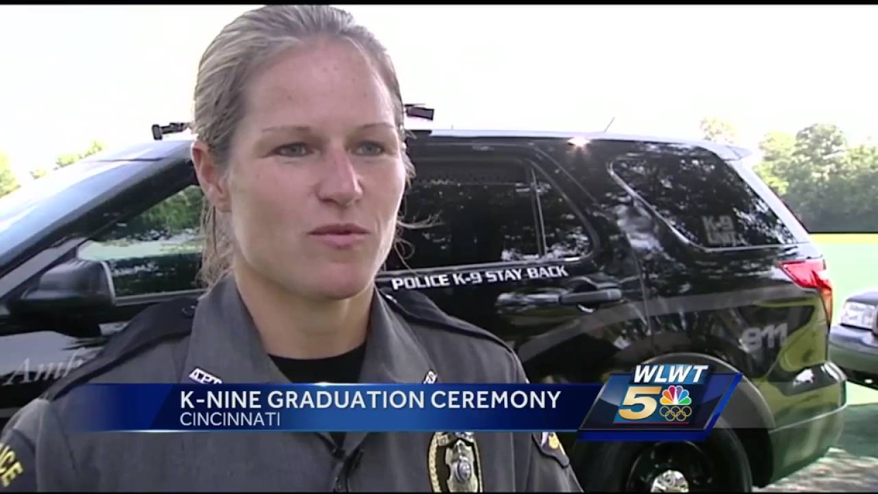 K-9s, their handlers graduate from Cincinnati Police Academy - YouTube