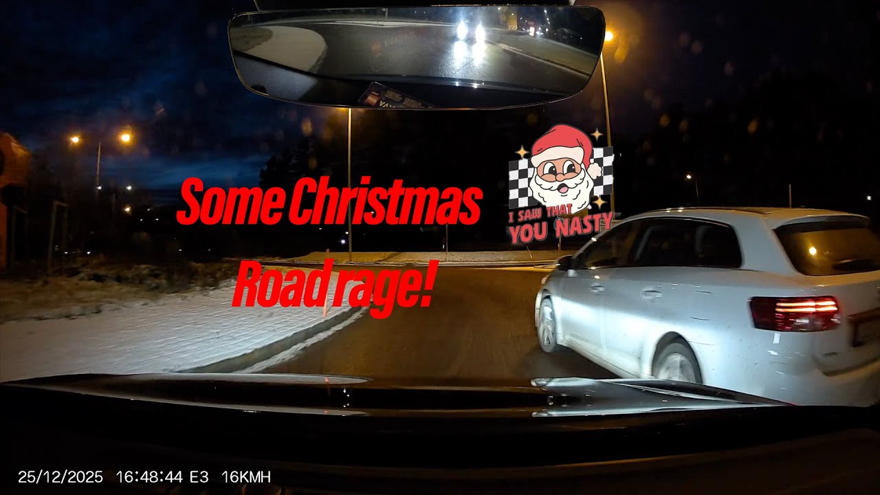Some Christmas Road rage in Gävle - Merry christmas! :D - YouTube