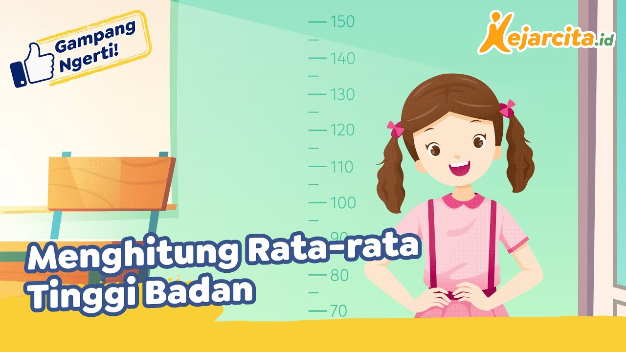 Cara Menghitung Rata-rata (Mean) Tinggi Badan | Matematika SD - YouTube