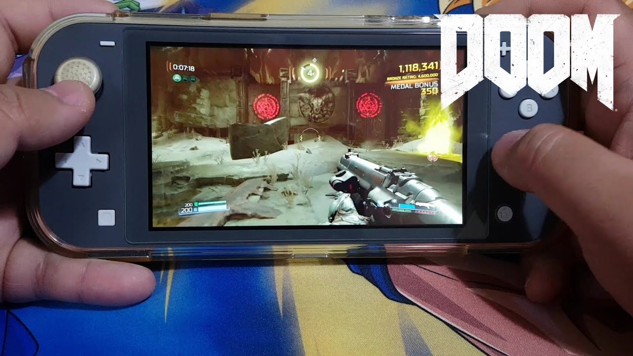 Doom New Update 1.4 on Nintendo Switch Lite - YouTube