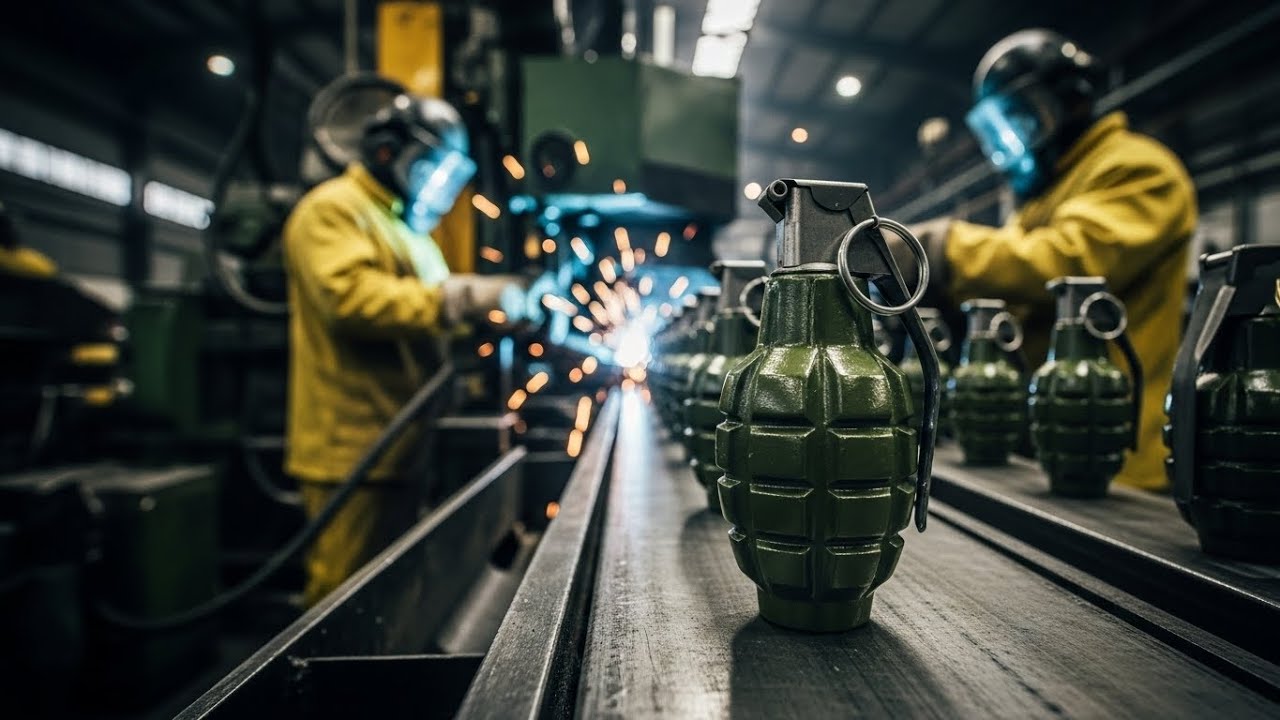 Inside the Grenade Factory: From Metal Cast to Battlefield Detonator ...