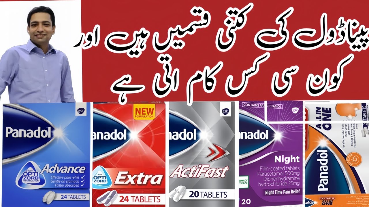 Different Types of Panadol and its uses| Paracetamol types ...